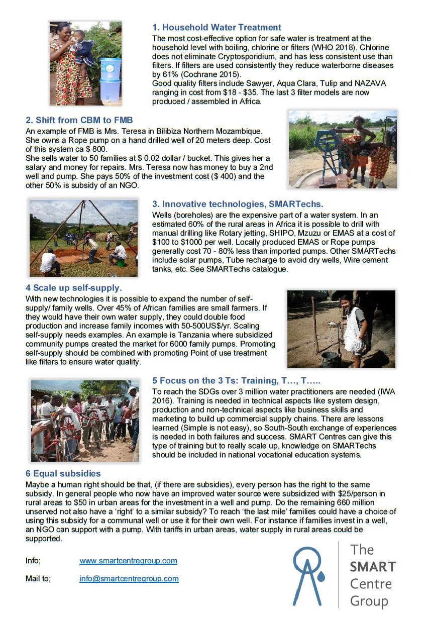 Updated resource: Poster with ‘6 Practical ideas for SDG6 and related ...